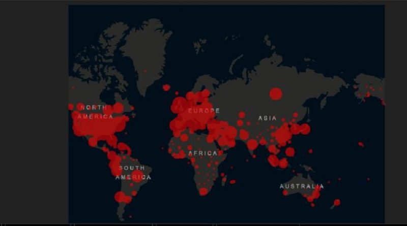 Coronavírus: veja o mapa do mundo atualizado em tempo real - Comunidade ...